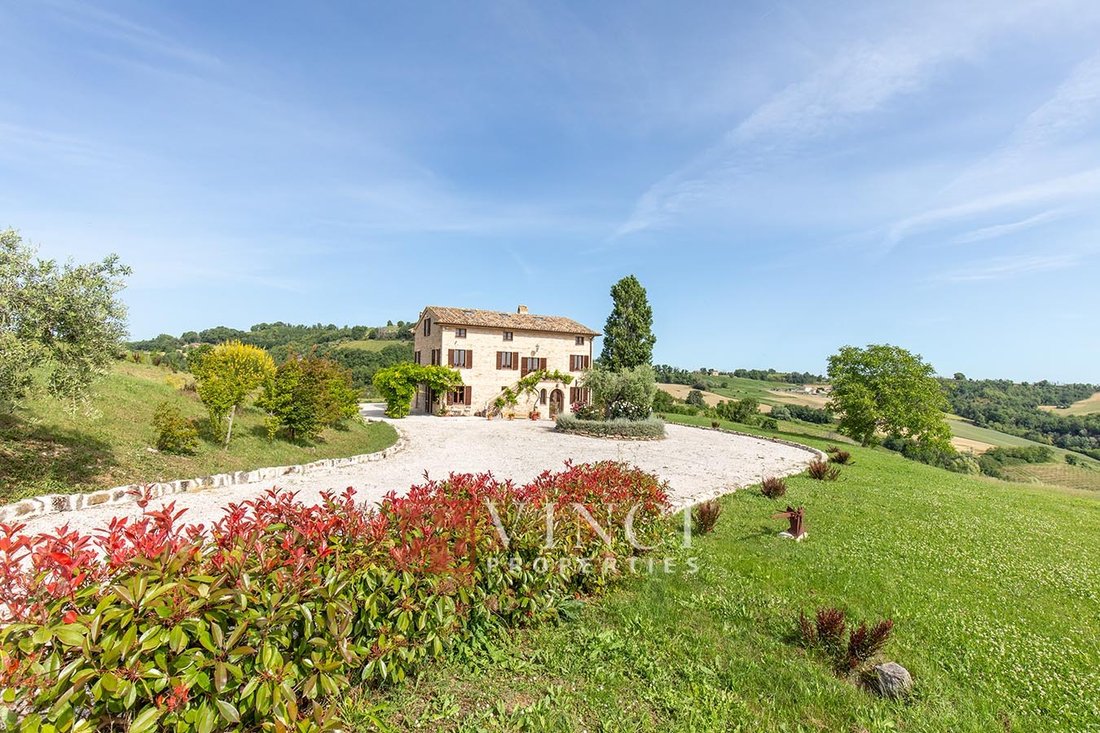 Country House Fully Renovated With Annex To In Montelparo, Marche ...