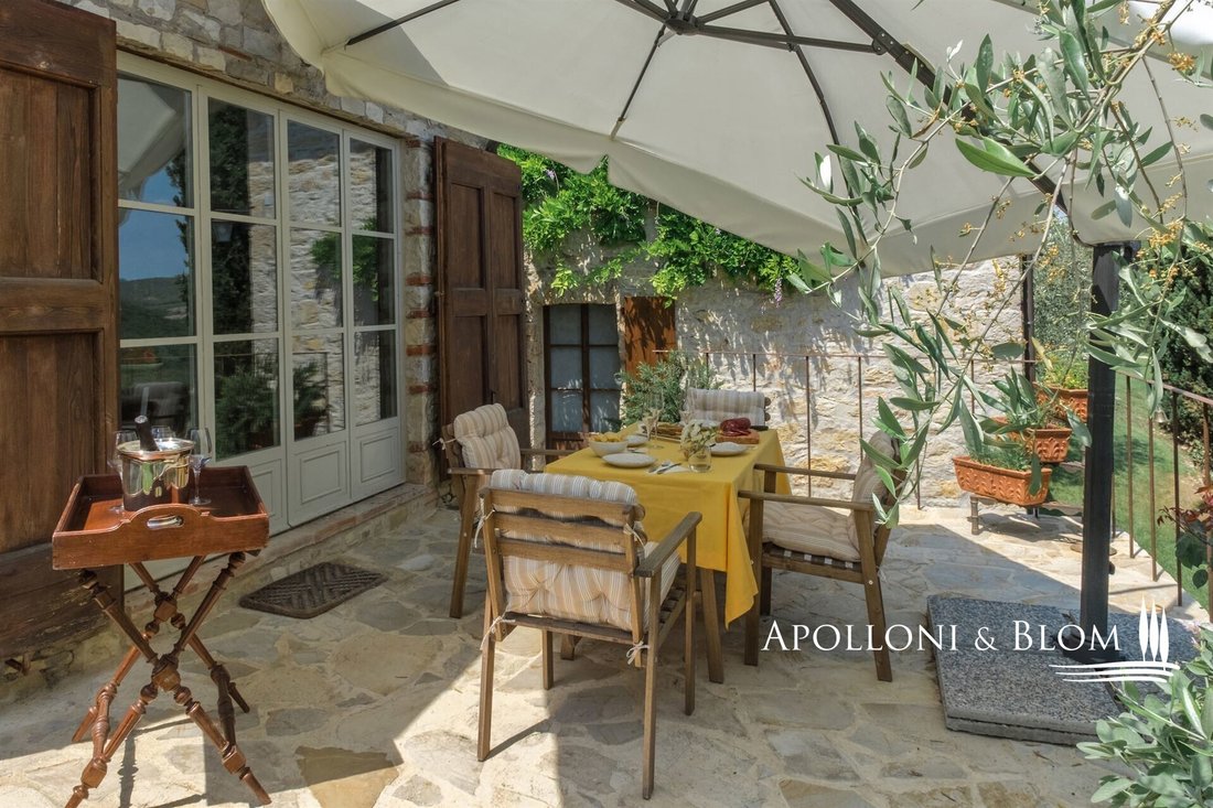 Villa La Costa Con Piscina Y Spa, Radda In En Radda In Chianti, Toscana ...