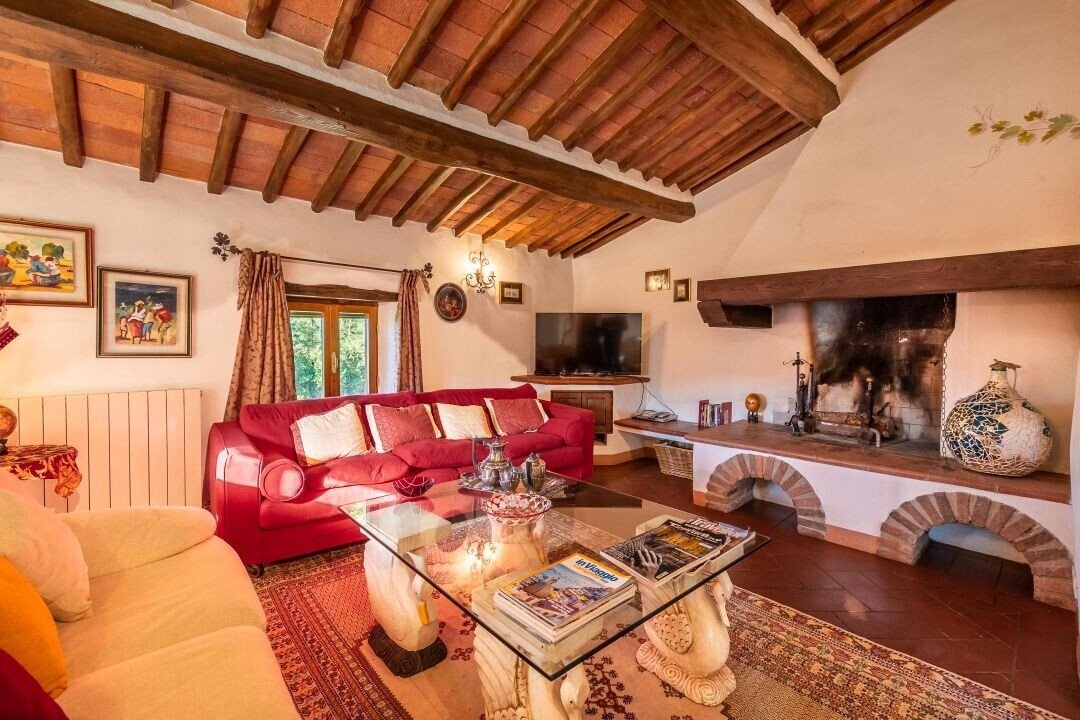 15th Century Farmhouse With Pool And Vineyard, In Castagnoli, Tuscany ...