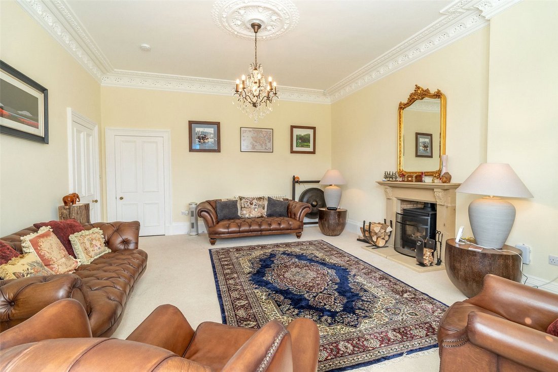 House, Mansefield, 91 High Street, In Coldstream, Scotland, United ...