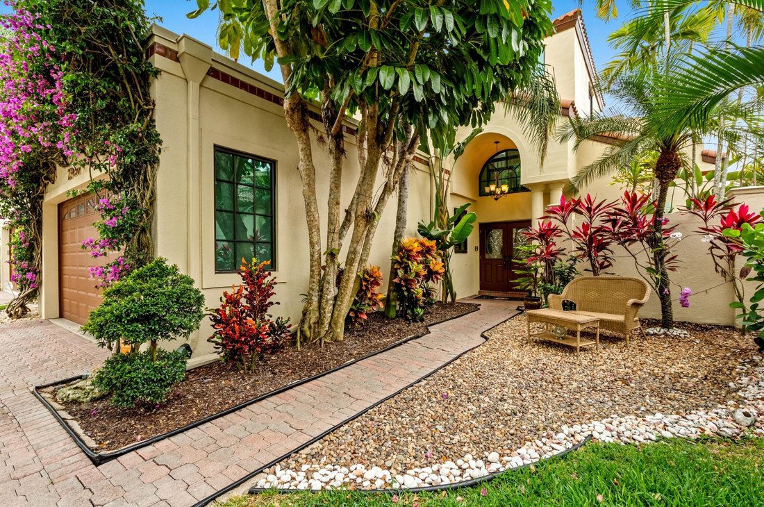 Luxurious Valencia Estate Surrounded By In Boca Raton, Florida, United ...