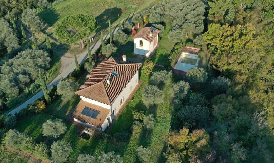 Villa Bianca With Pool And Solar Panels, Palaia Tuscany In Tuscany ...