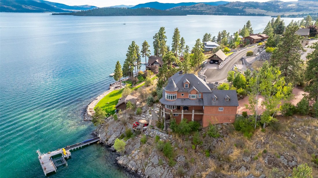 Custom Cape Cod Victorian Flathead Lake Home! In Dayton, Montana ...