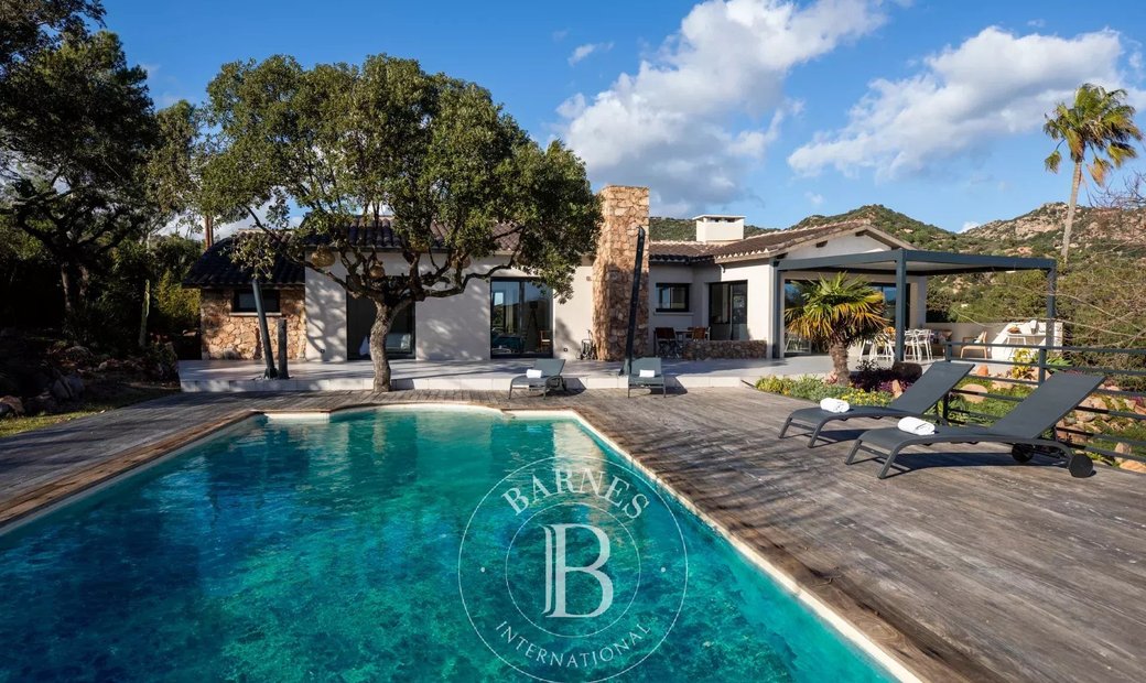 Porto Vecchio, Palombaggia, Villa With Sea In Porto Vecchio, Corsica ...