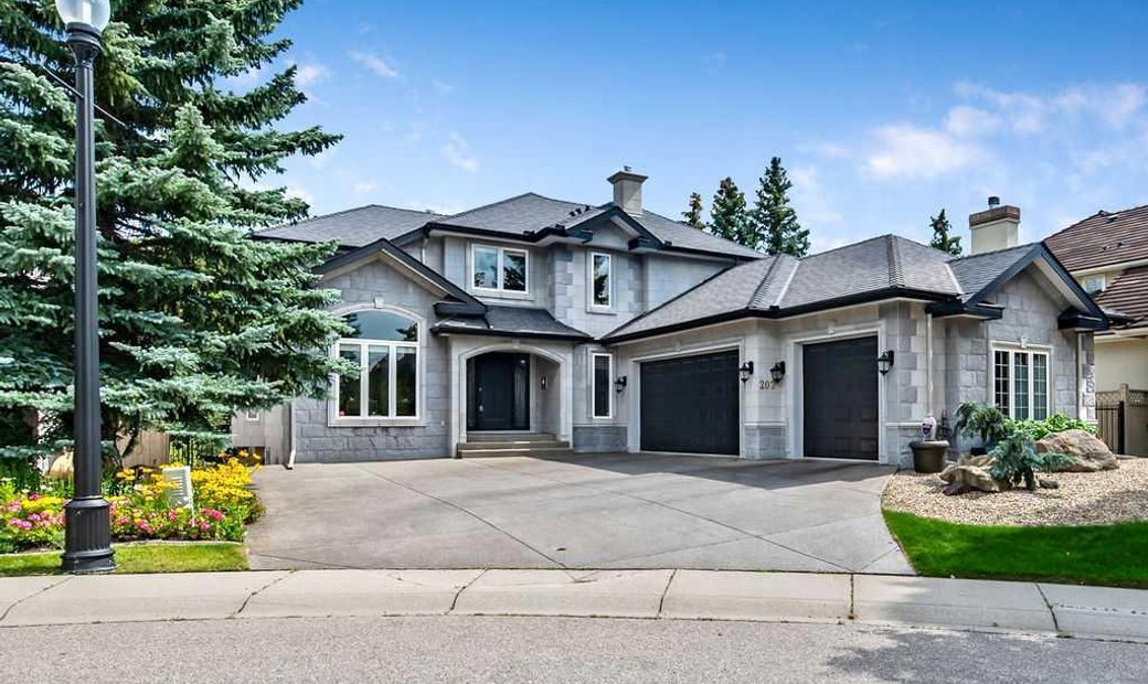 Custom Albi Designed Estate Home With Elegant Curb In Calgary, Alberta ...