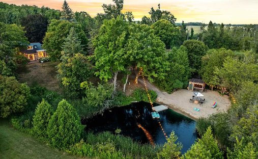 Luxury homes with private beach for sale in Brock, Ontario, Canada ...