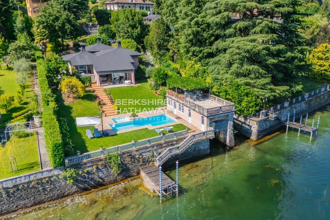 Lake Como – Stunning Lakefront Villa With Swimming In Limonta, Lombardy ...