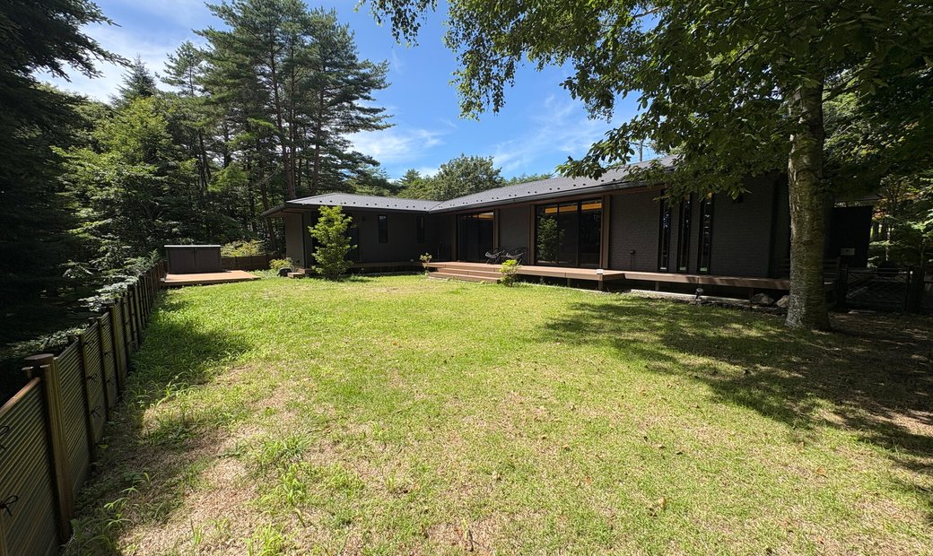 Newly Built Residence With Native Maple Forest, In Karuizawa, Nagano ...