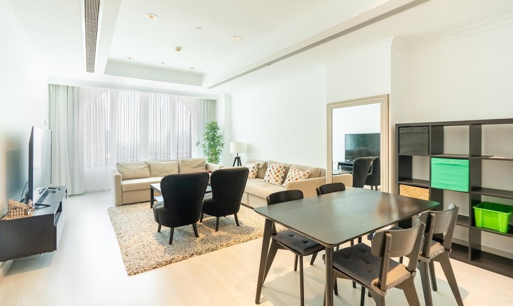 Luxurious Apartment With Balcony And City View In The In Doha, Doha ...