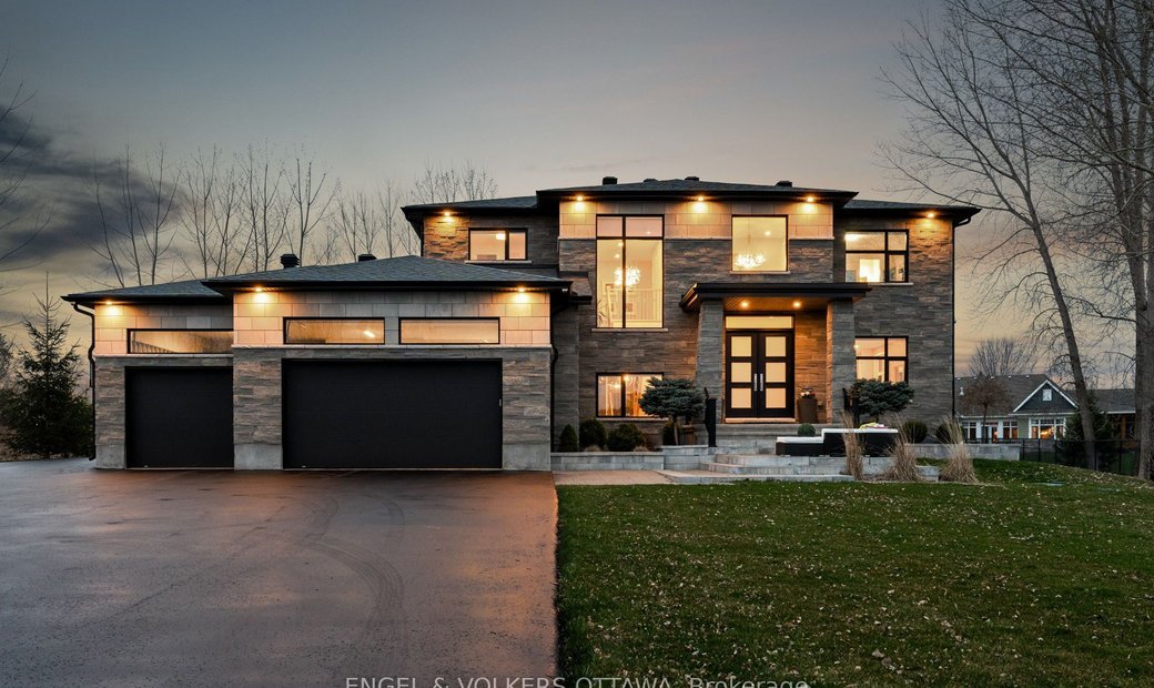 Manotick Kars Rideau Twp Y área Residencial En Ottawa, Ontario, Canadá ...