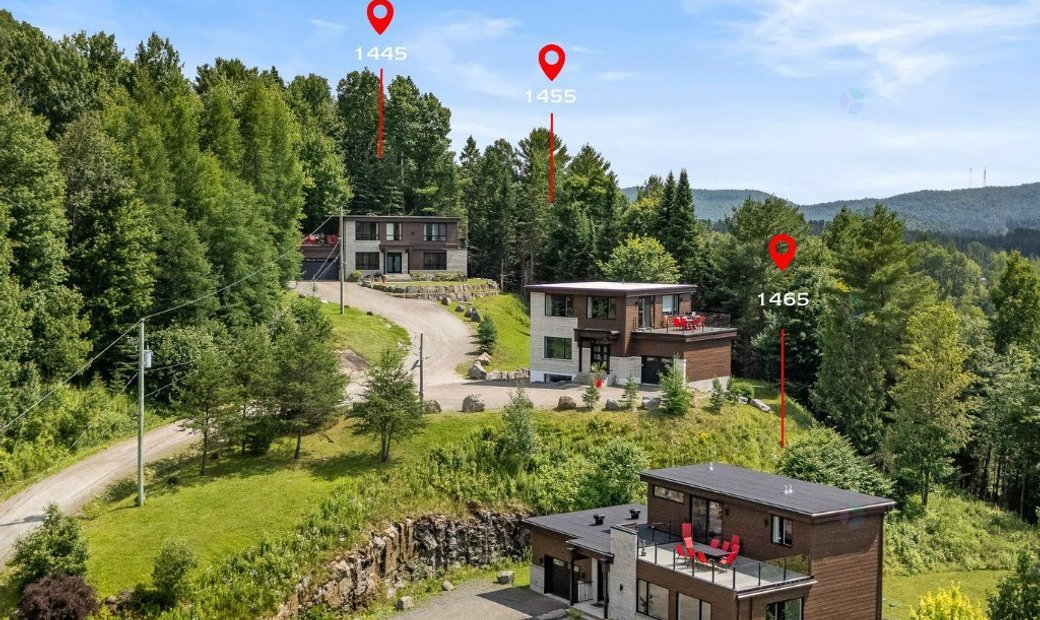 Rare! Stunning Estate With Three Modern In Mont Tremblant, Quebec ...