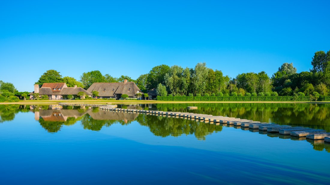 A Three Hectare Estate With A Private Lake In Zuidzande, Zeeland ...