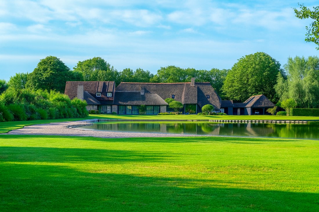 A Three Hectare Estate With A Private Lake In Zuidzande, Zeeland ...
