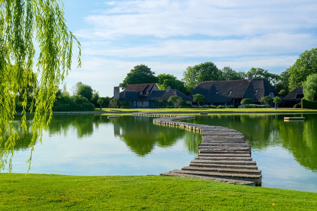 A Three Hectare Estate With A Private Lake In Zuidzande, Zeeland ...