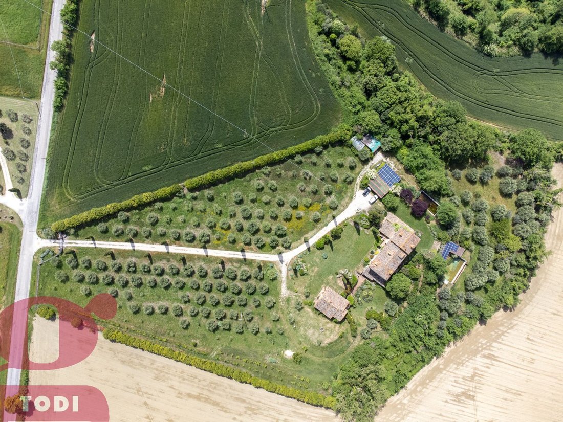 A Fabulous Historic House With Beautiful Views Of Todi In Todi, Umbria ...