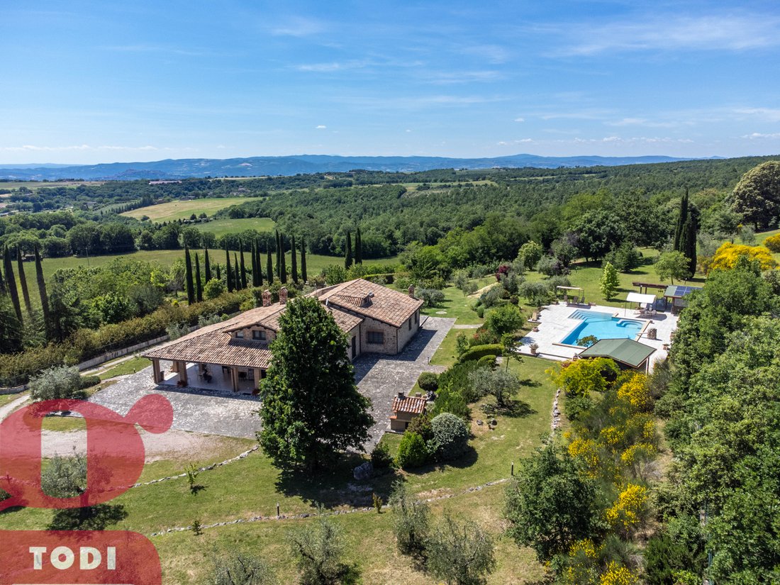 Panoramic Stone Villa With Park And Pool Near Todi In Todi, Umbria ...