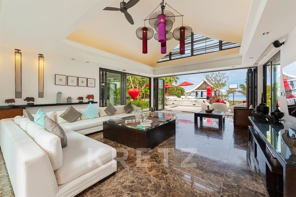 Exceptional Front Line Villa With Private Beach In Ko Samui District ...