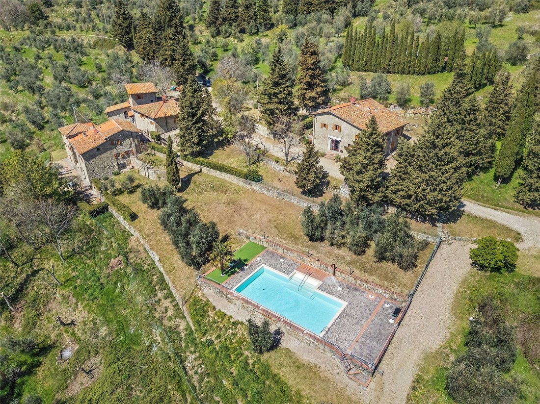 Fascinating Medieval Estate, With Swimming Pool And In Reggello ...