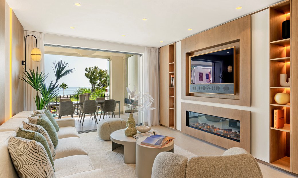 Contemporary Seafront Apartment In Prestigious In Estepona, Andalusia ...