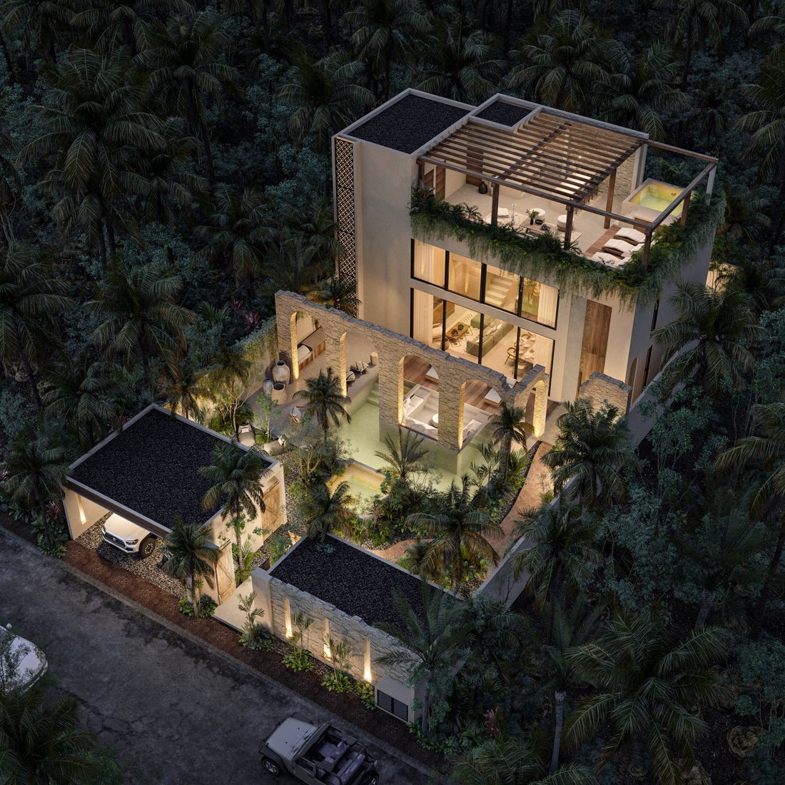 Villa Kōrin — Luxuriöses Wohnen In Alma Tulum Hotel, Quintana Roo ...