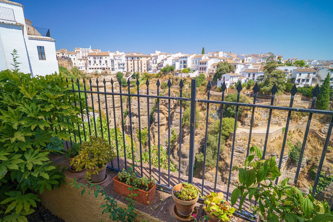 Iconic Ronda Mansion House With Views To El Tajo In Ronda, Andalusia ...