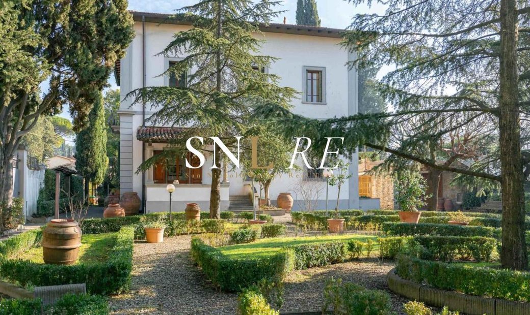 Period Villa With Italian Garden In Poggio Gherardo, Tuscany, Italy For ...