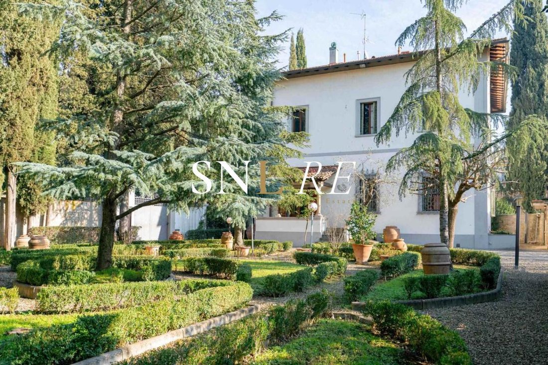 Period Villa With Italian Garden In Poggio Gherardo, Tuscany, Italy For ...