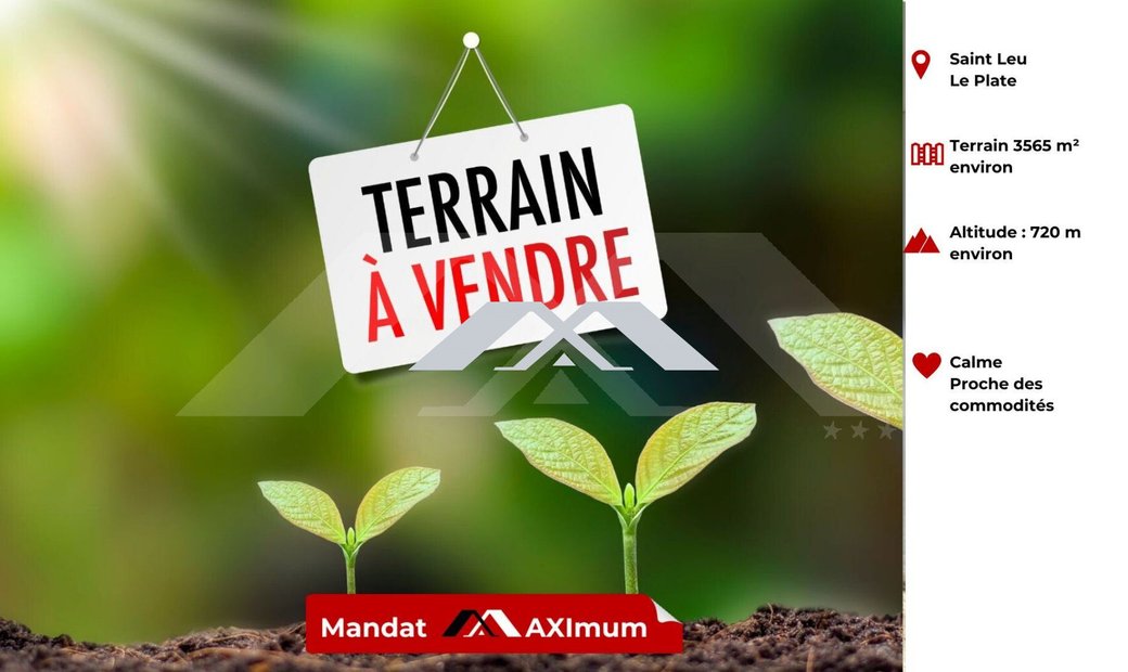 Le Plate Land In Saint Leu, Saint Paul, Réunion For Sale (16194716)
