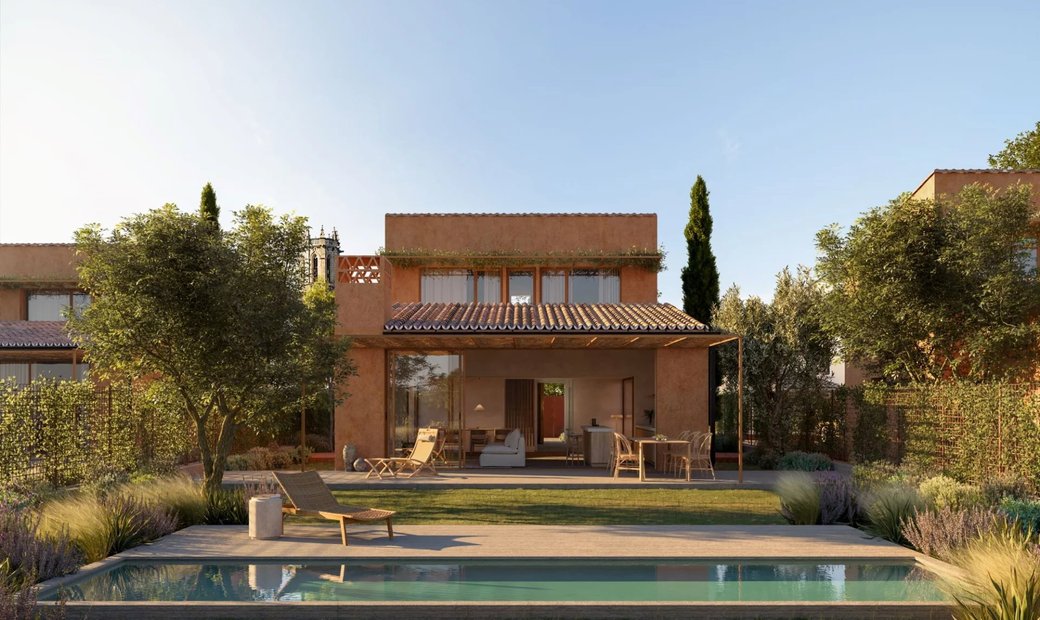New Build Detached House In The Heart Of Baix In La Pera, Catalonia ...