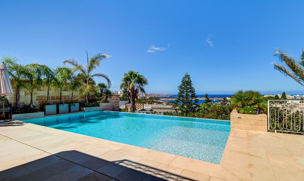 A Luxury Designer Villa With Panoramic Views In Santa Maria In Mellieha ...
