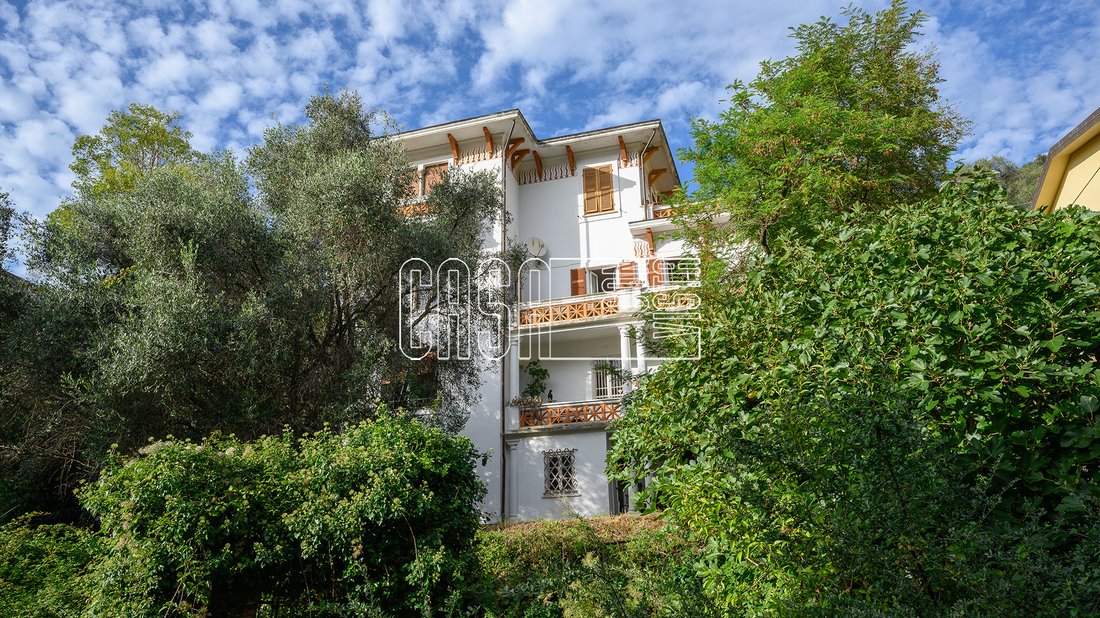 Villa With Castle Views, Terrace, And Garden Located In Lerici, Liguria ...
