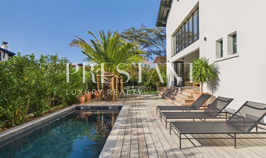 Renovated Neo Basque Style House With In Biarritz, Nouvelle Aquitaine, France For Sale (16220899)