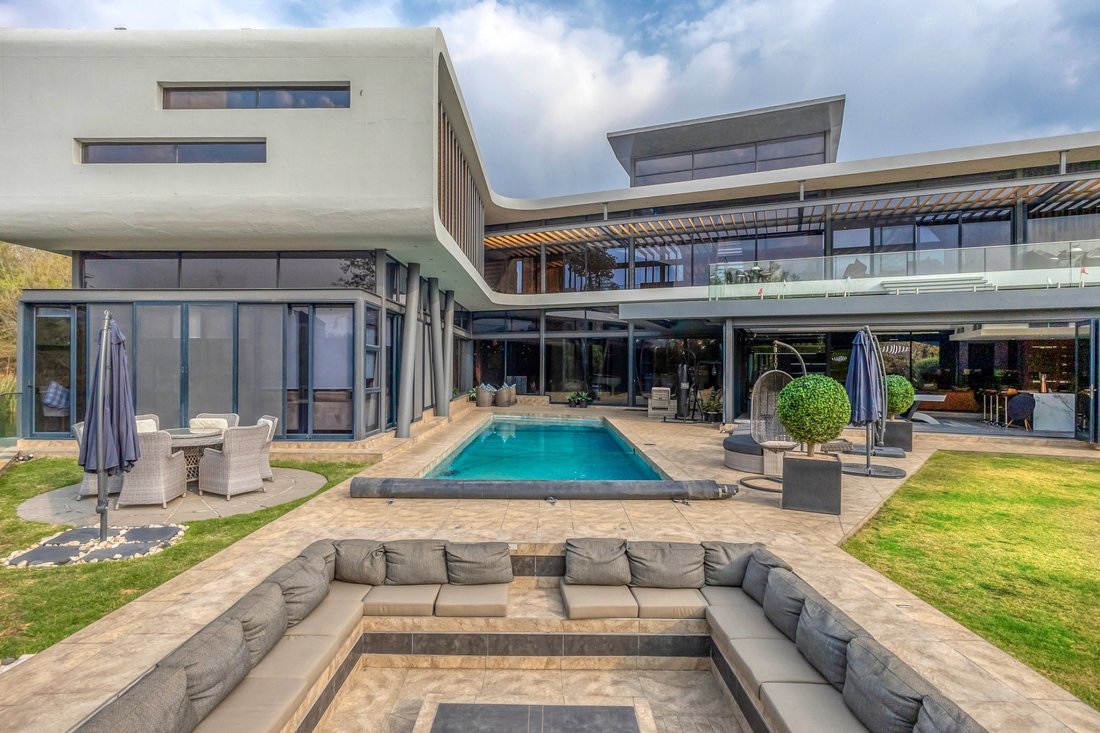 An Iconic Lakeside Mansion In South Africa’s In Midrand, Gauteng, South ...
