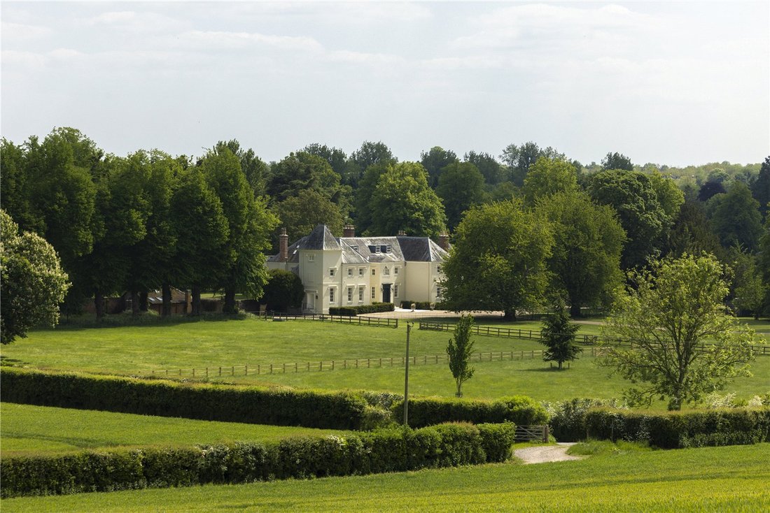 Superbe Maison De Campagne Et Domaine Dans Longparish, Angleterre ...