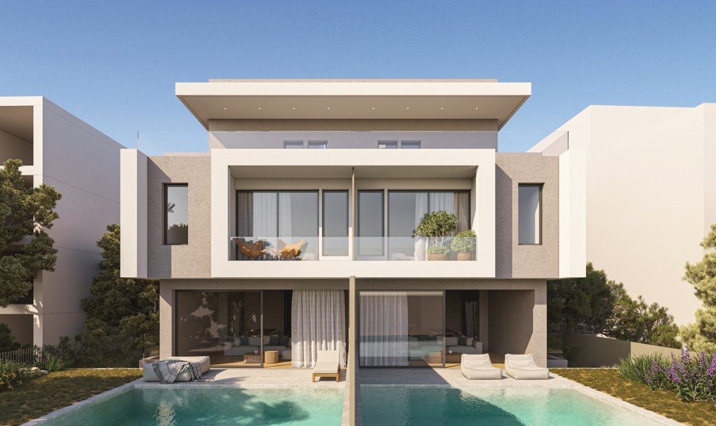 Modern Maisonette With Private Pool – Under In Voula, Attica, Greece ...