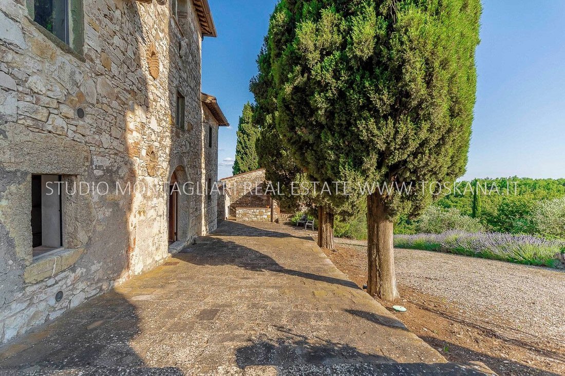 Farmhouse With Tower, Two Annexes And Pool In The In Castagnoli ...