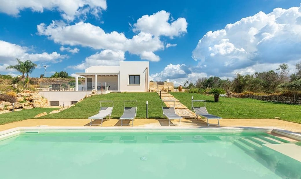 Sea View Villa With Swimming Pool, In Pescoluse In Salve, Apulia, Italy ...