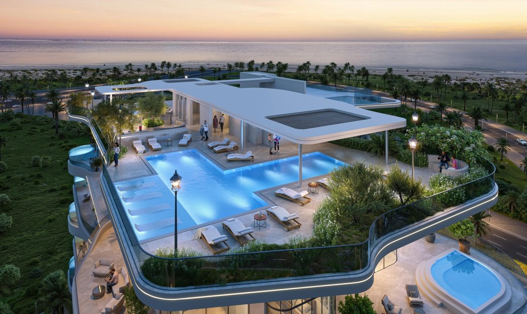 La Perla A Pearl Shaped In Ras Al Khaimah, Ras Al Khaimah, United Arab ...