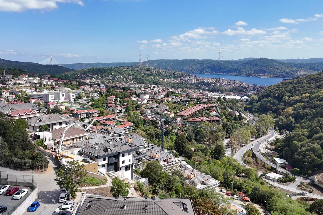 Sariyer Maden'de Boğaz Manzarali 3+1 Satilik çati In İstanbul, İstanbul ...