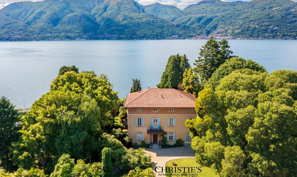Authentic Liberty Style Villa On Lake Maggiore In Germignaga, Lombardy ...