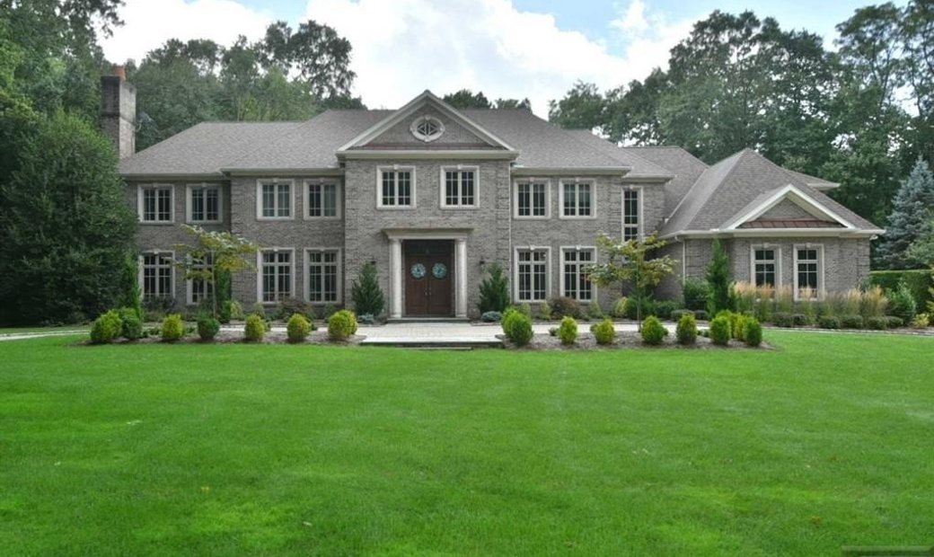 Gorgeous Brick Manor Colonial In Saddle River, New Jersey, United ...