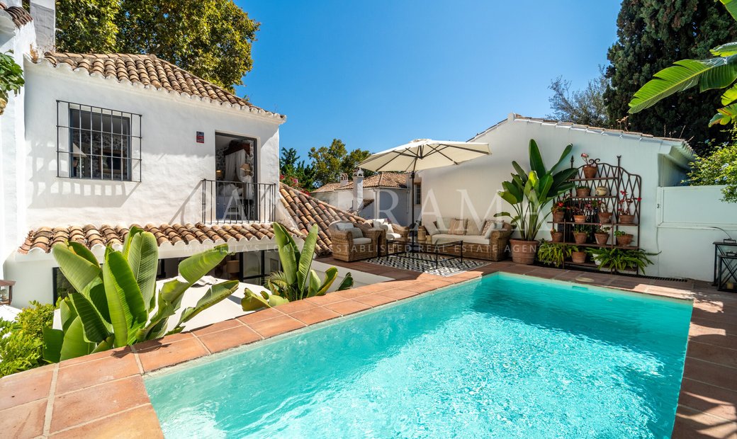 Charming Andalusian Style Home In La Virginia, In Marbella, Andalusia ...