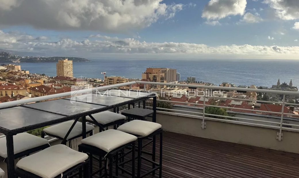 Raro ático Panorámico Frontiere Monaco En Beausoleil, France En Venta ...