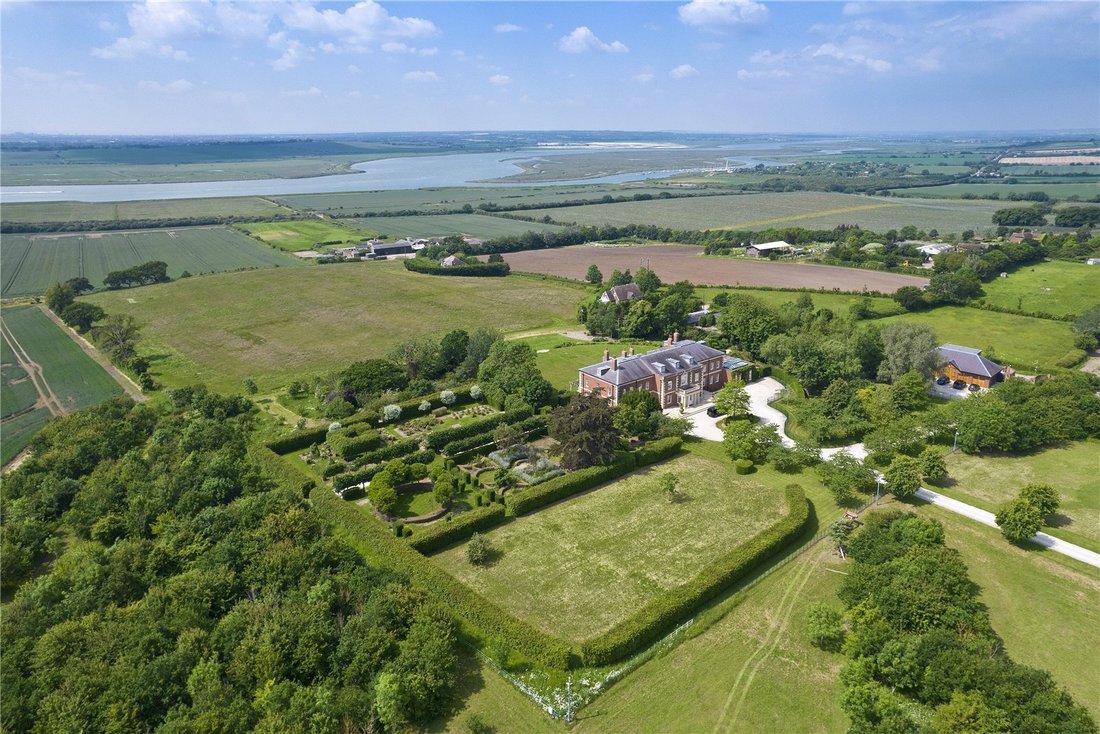 House, Burnham Road, Stokes Hall, In Althorne, England, United Kingdom ...