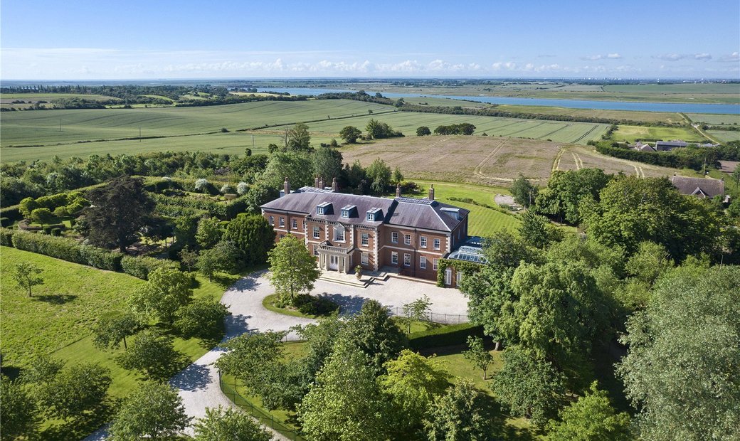 House, Burnham Road, Stokes Hall, In Althorne, England, United Kingdom ...
