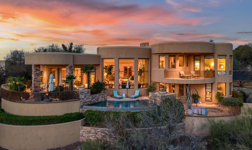 Una De Las Mejores Casas De Ventana Canyon En Tucson, Arizona, Estados ...