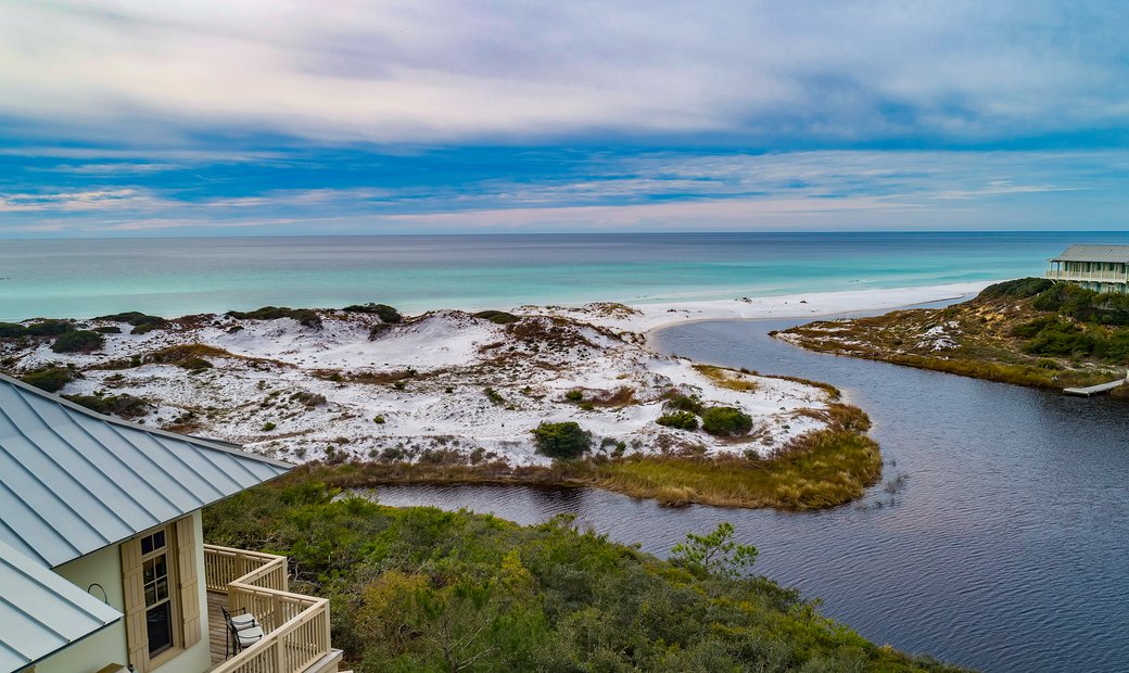 Lake And Gulf View Home In Gated 30 In Santa Rosa Beach, Florida ...