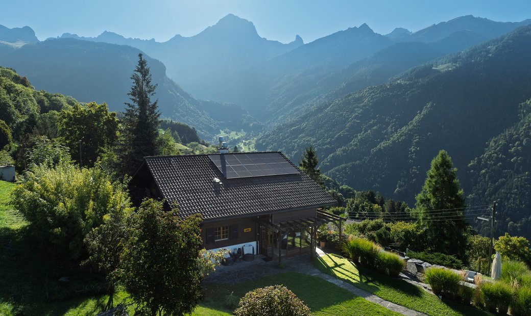 Exceptional Panorama, Bright Terrace, Double Garage & In Bex, Vaud ...