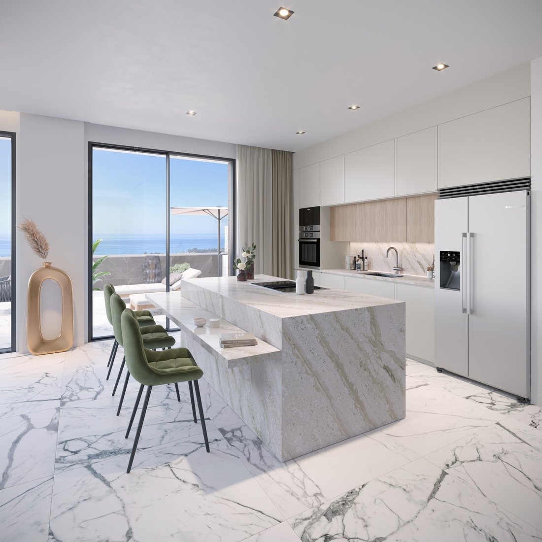 A 3 Bed Penthouse Situated In The Desirable In Estepona, Andalusia ...