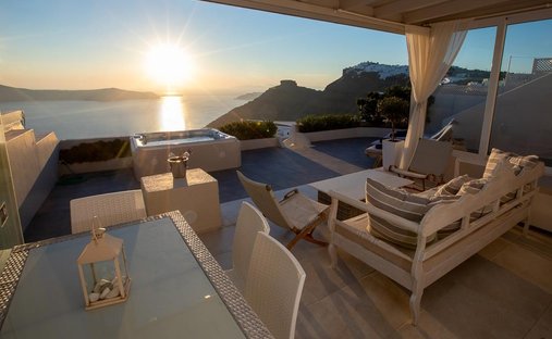 Luxus hohe höhe häuser zu verkaufen in Thira, Aegean, Griechenland ...